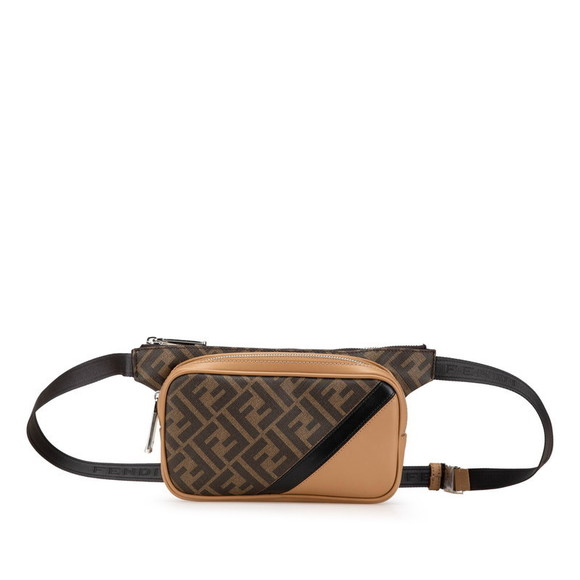 Fendi | Bags | Fendi Zucca Body Bag Waist Brown | Poshmark